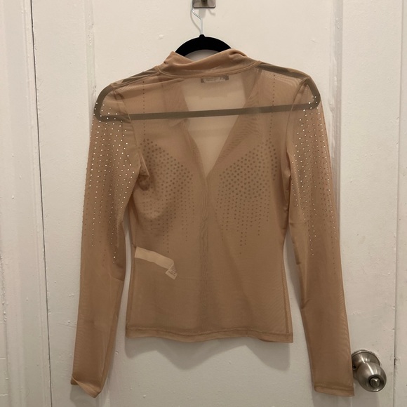 Zara | Tops | Zara Rhinestone Top | Poshmark